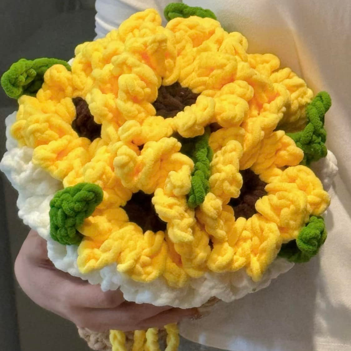 Sunflower Chunky Bouquet Crochet Pattern – Knotboo