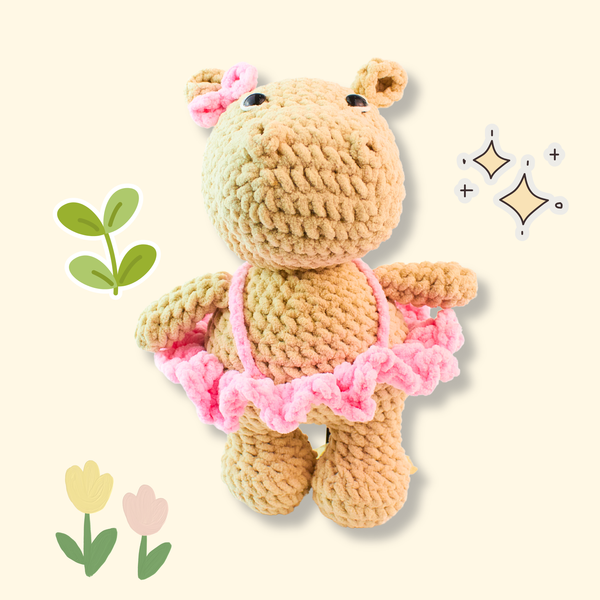Hippo Baby Delight Crochet Pattern – Knotboo